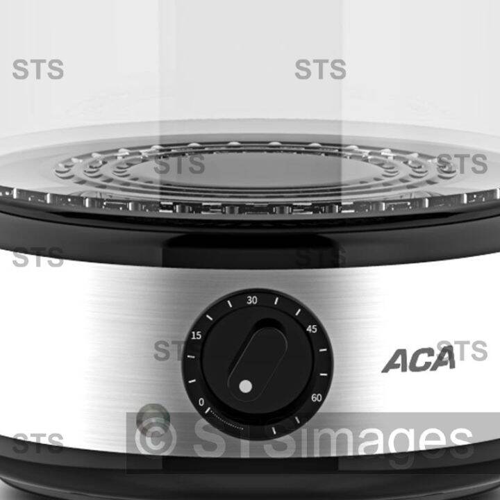 STS Two Tier Food Electric Steamer, Healthy, Fast Simultaneous Cooking ...