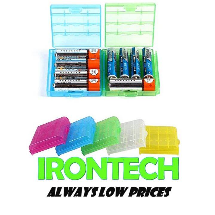 AAA Battery Case AA Case Plastic Casing Cover Box Safe Batt Storage ...
