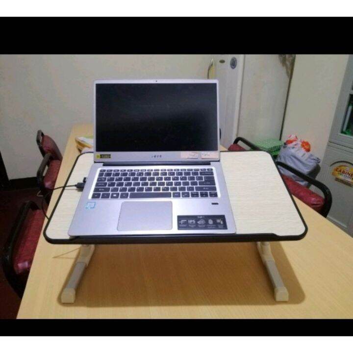 Multifunction Laptop Table Adjustable With usb fan | Lazada PH