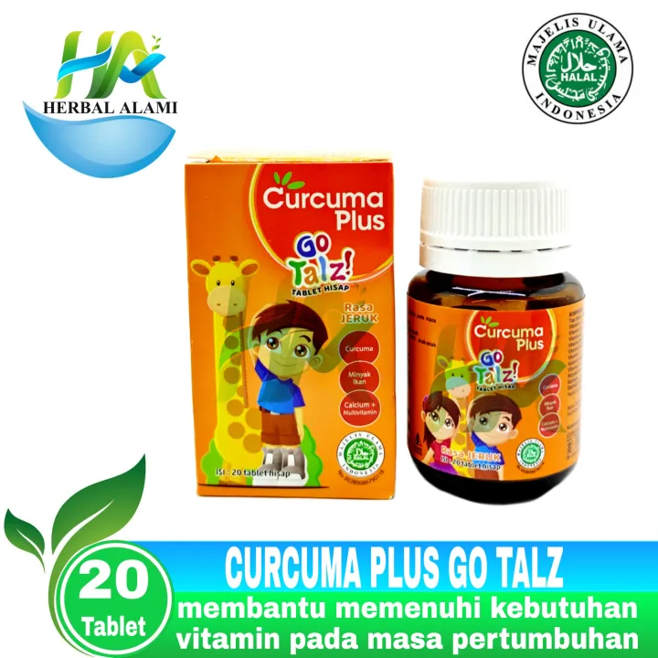 Curcuma Plus GO TALZ rasa Jeruk-Tablet Hisap | Lazada Indonesia
