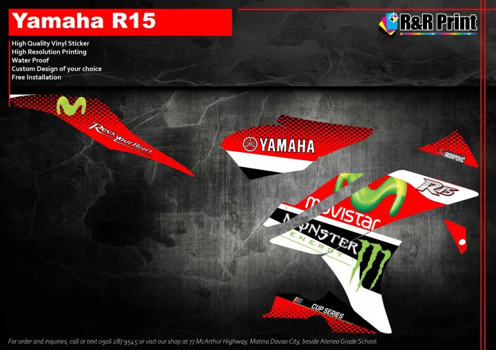 Yamaha R15 V2 Decals Sticker | Lazada PH