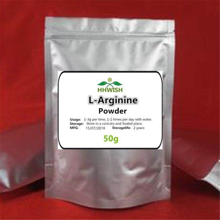 50g-1000g Food Grade High Purity Arginine Extract Powder, L-arginine ...