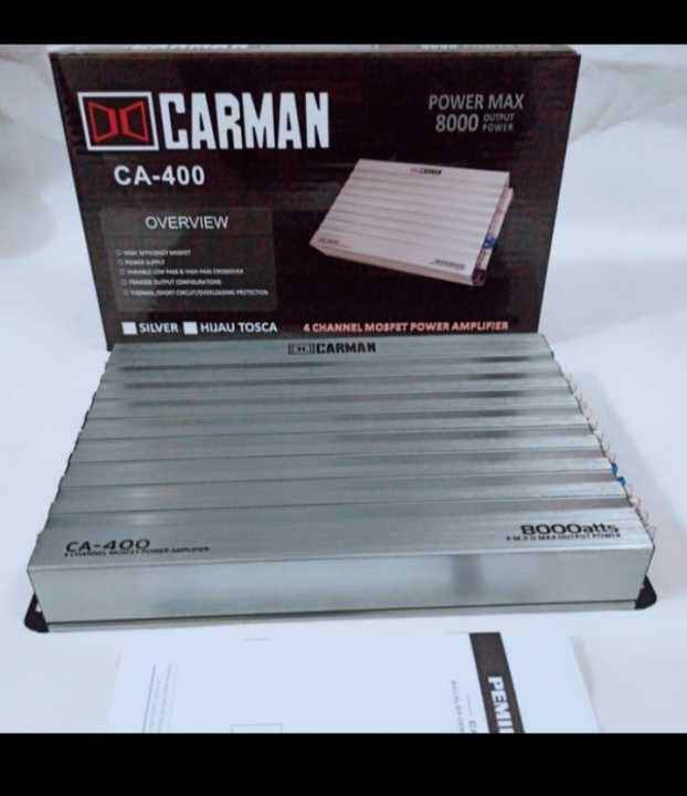 Power Carman CA-400 New Series - 4 Channel Mosfet Power | Lazada Indonesia