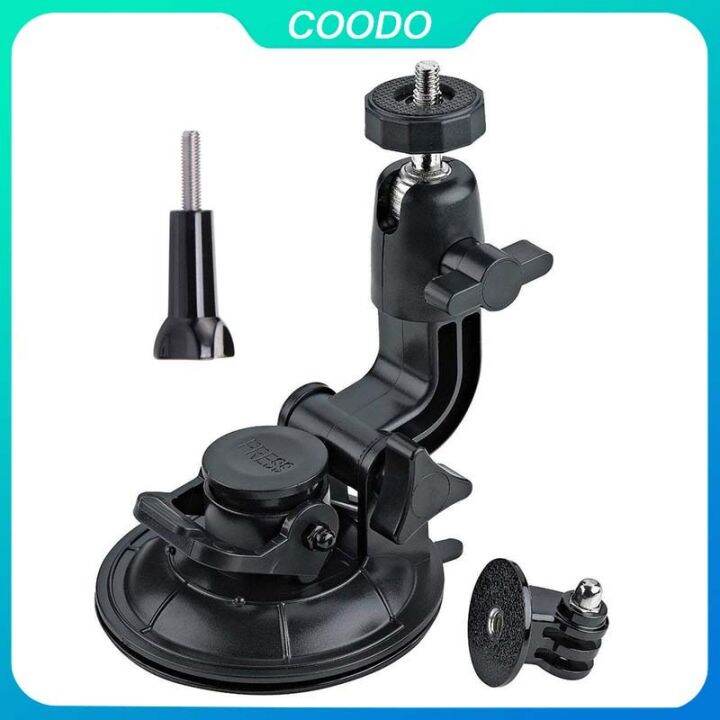 COM Action Camera Sucker Mount Car Windshield Camera Mount Tripod ...