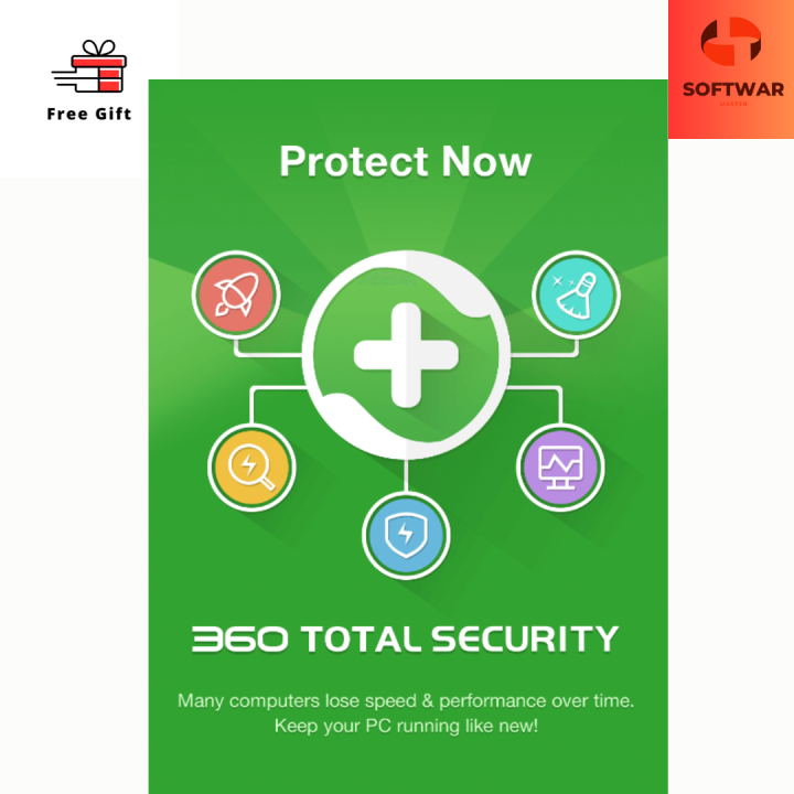 [ NEW UNREGISTER ] 360 Total Security Premium 1/3 year / 1/3 PC (KEY) 2023 + Mystery GIFT | Lazada