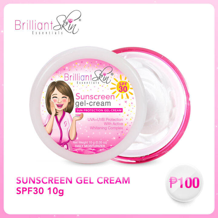 Brilliant Skin Essentials SUNSCREEN GEL-CREAM JAR 10g SPF30 Daily ...