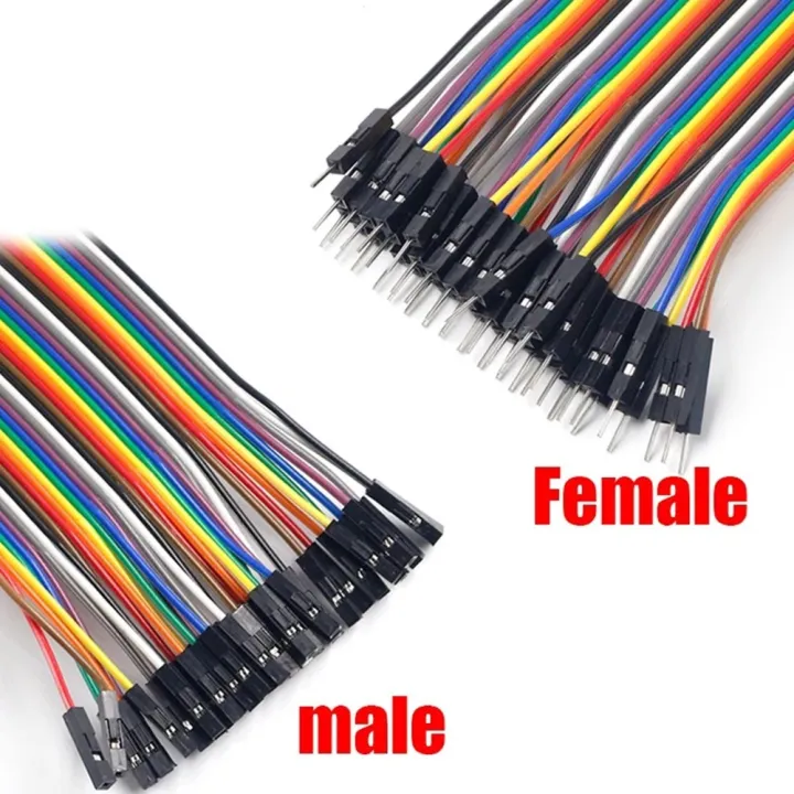 20CM Jumper Wire Jumper Wire Connectors For Pi Arduino Male To Male ...