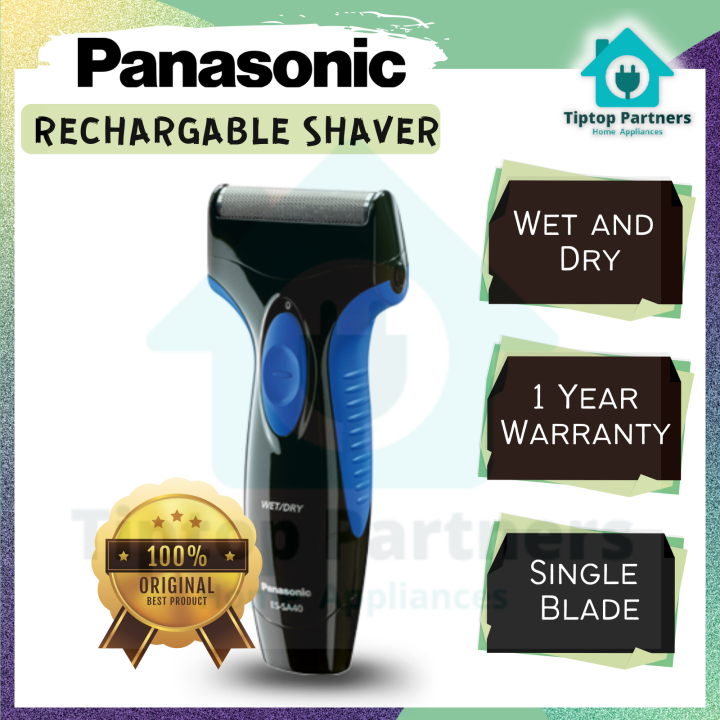 PANASONIC RECHARGEABLE ELECTRIC SHAVER - ES-SA40-K453 | Lazada