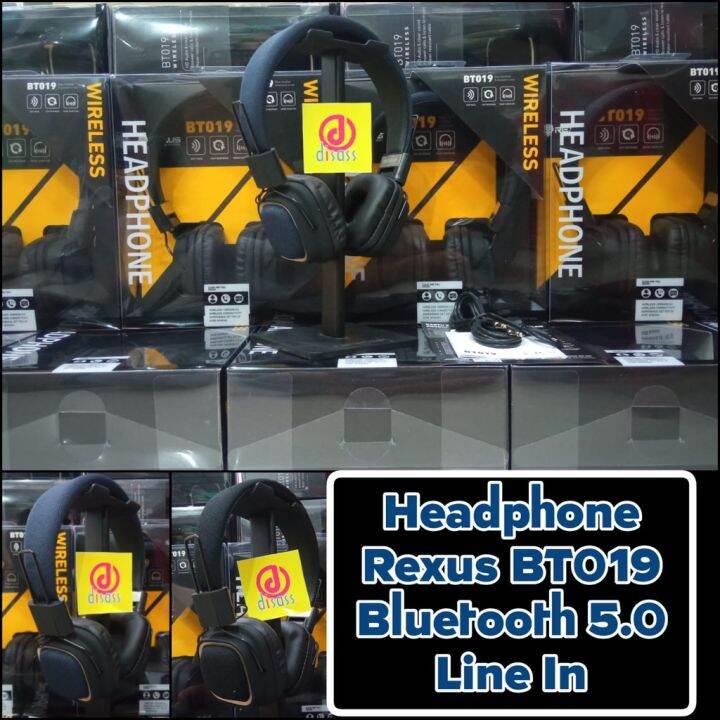 HEADSET GAMING REXUS BLUETOOTH BT-019 | Lazada Indonesia