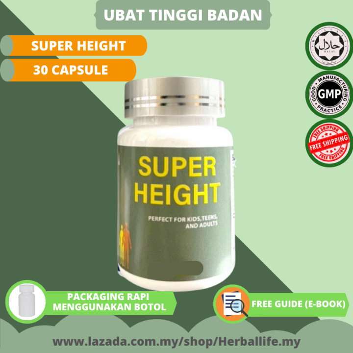 SUPER HEIGHT PENINGGI BADAN BOOSTER supplement ubat tinggi badan ...