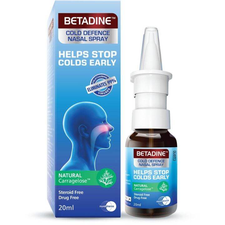 Betadine Cold Defence Nasal Spray 20ml | Lazada