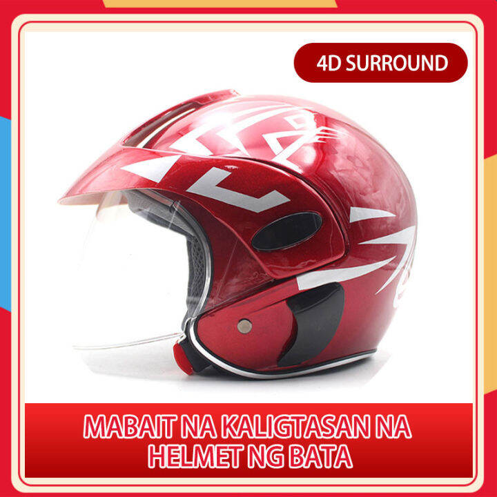 Children Half helmet Kids Helmet Safety Helmet For 4-12 Kid Soft Sponge ...