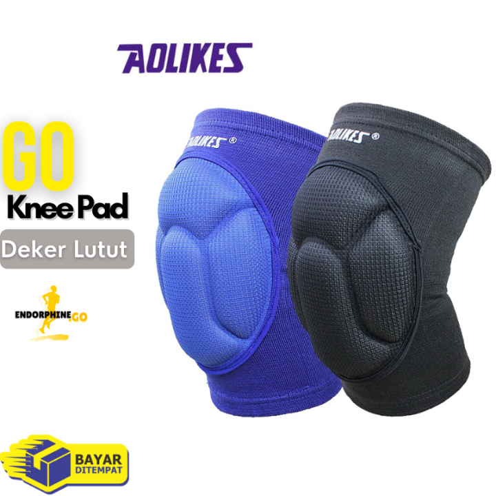 Aolikes 217 Knee Pad Support Protector Pad 1 Pasang Deker Pelindung ...