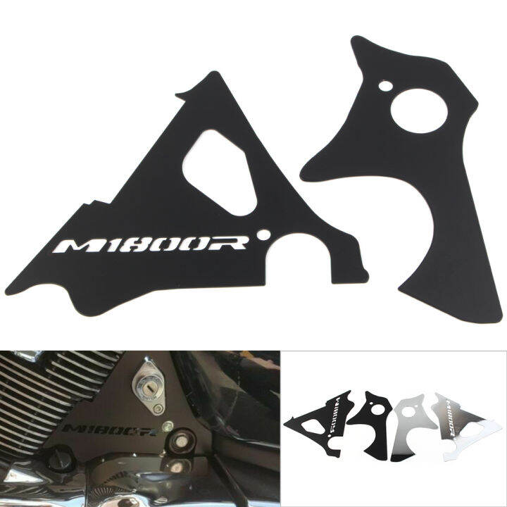 Motorbike CNC Engine Side Covers Frame Fillers Keyhole For Suzuki ...