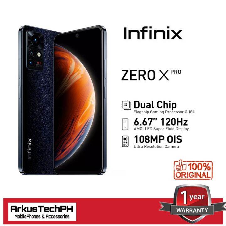 Infinix Zero X PRO, 8GB + 256GB, 108MP Camera (1 year local warranty) | Lazada PH