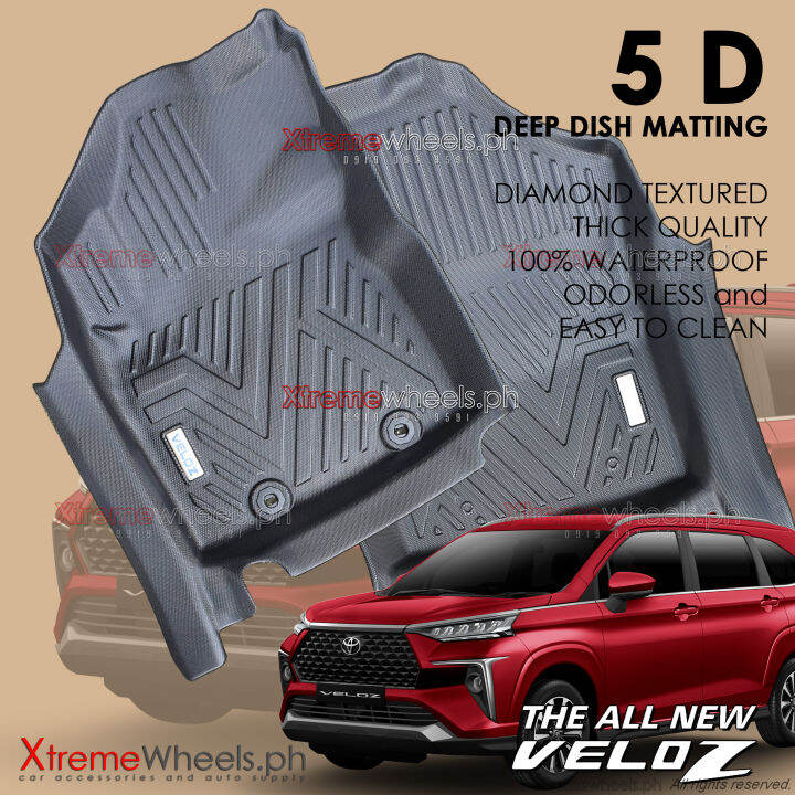 Toyota Veloz G V 2022-2023 5D Extended Diamond Textured with Veloz Logo ...