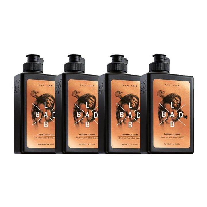 BadLab เคฟแมนคลีนเนอร์ สบู่เหลวทรีอินวัน สำหรับเส้นผมใบหน้าและร่างกาย ...
