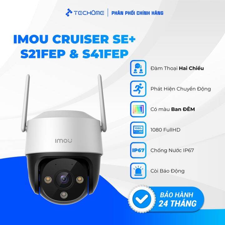 Camera IMOU CRUISER SE+ S21FEP S41FEP đàm thoại hai chiều tích hợp còi ...