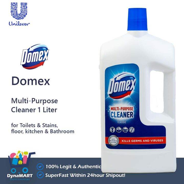 Domex Multipurpose Cleaner Original 1L Domex Blue Domex Liquid Domex ...