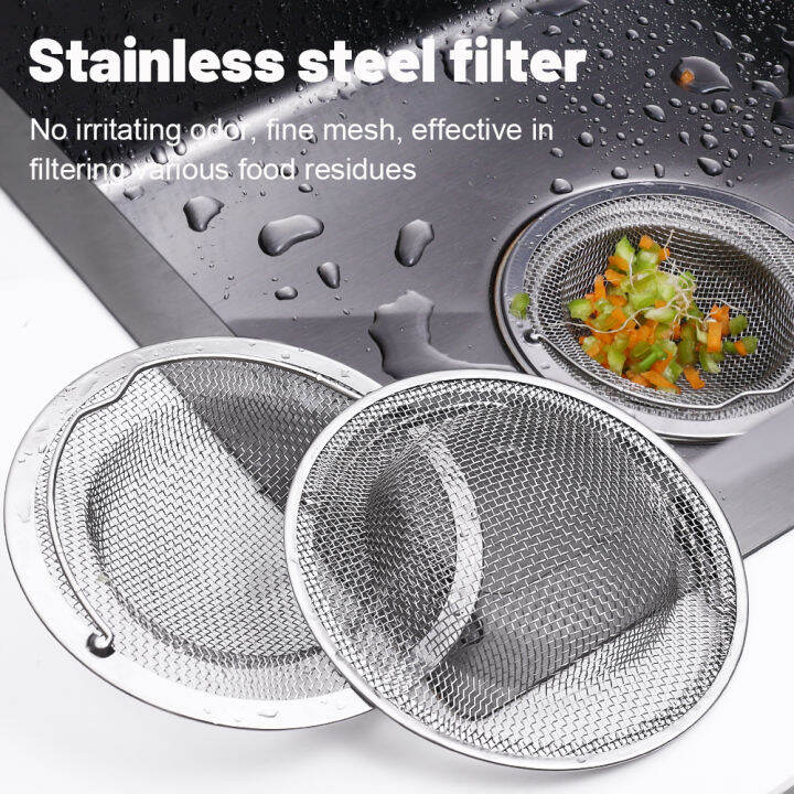Kitchen Sink Stainless Steel Filter with Handle Sewer Anti-clogging ...
