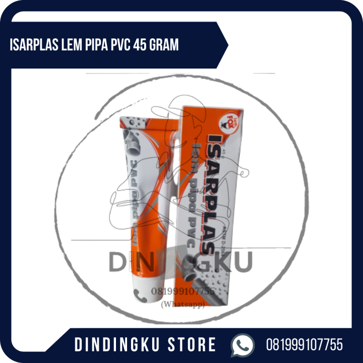 Fox Isarplas Lem Pipa PVC 45 Gram | Lazada Indonesia