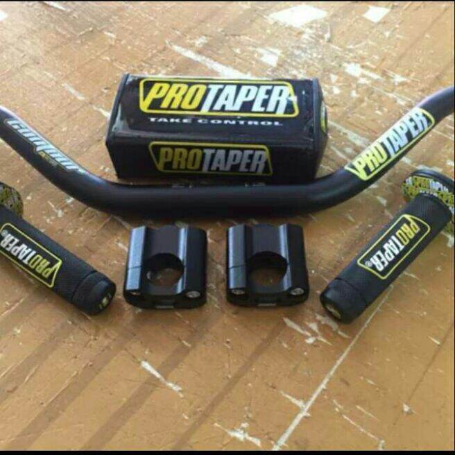 stang protaper plus barpad handgrip dan riser / paket stang protaper ...