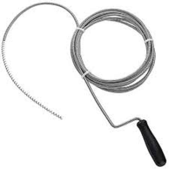 3MM x 5 Meter & 3MM x 7 Meter Snake Spring Pipe Rod Sink Drain Cleaner ...