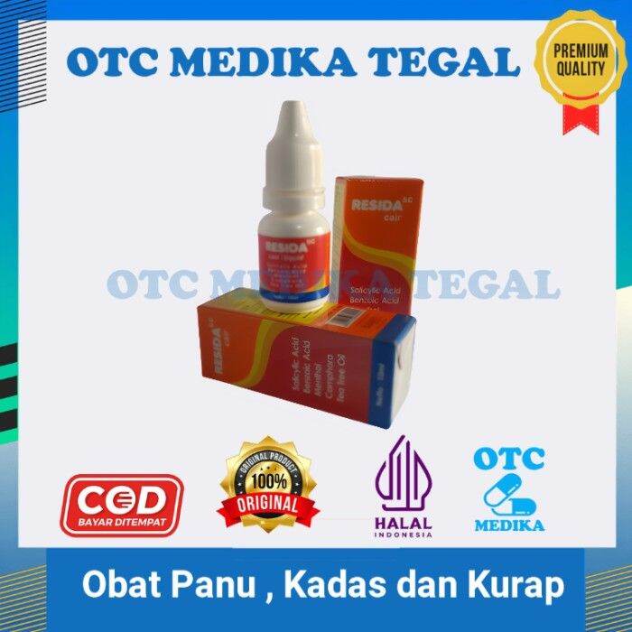 Resida cair obat panu, kadas, kurap semacam kalpanax cair | Lazada ...