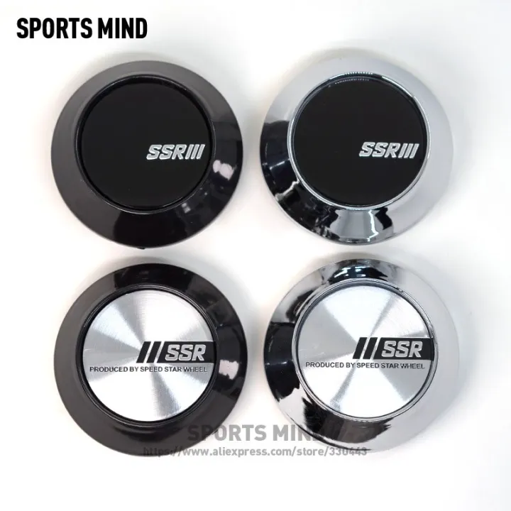 4PCS/Lot 68MM Car Wheel Center Hub Caps For SSR Emblem Logo CE28 Rim ...