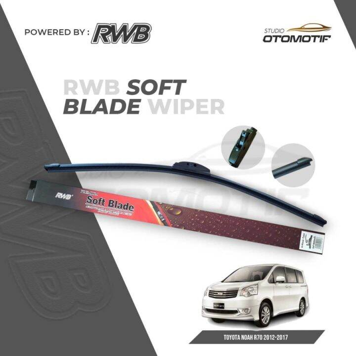 RWB S52 WIPER NAV1 NOAH R70 2012-2017 SOFT FRAMELESS WIPER WINDSHIELD ...