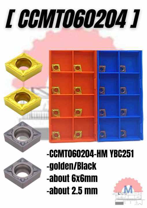 Insert CCMT 06 02 pahat bubut CCMT0602 carbide | Lazada Indonesia