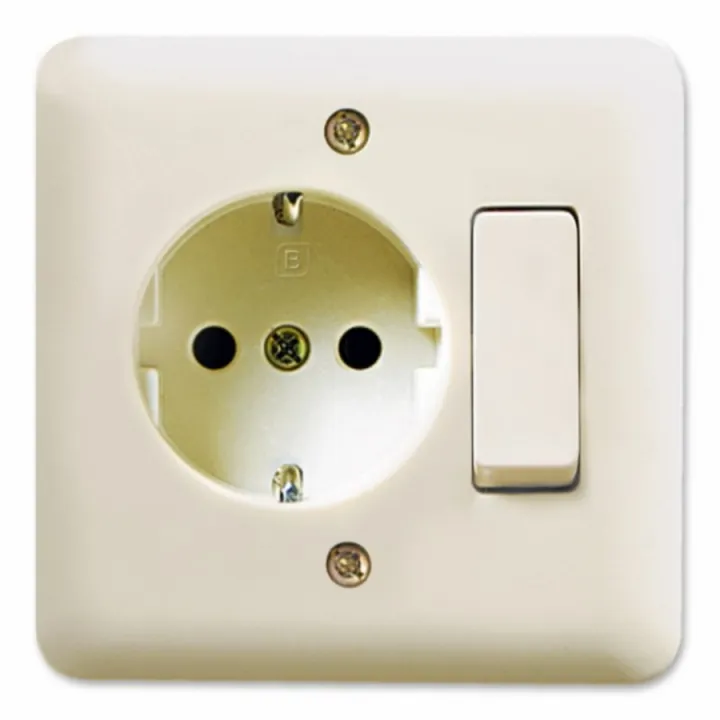 IB Engkel Stop Kontak Arde New Gee Broco Socket Outlet + Singel Switc ...