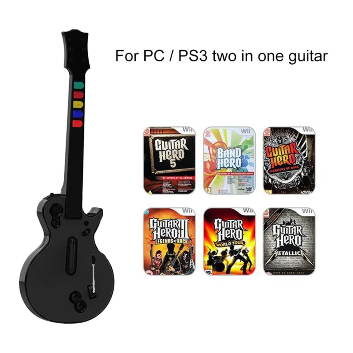 Wireless Controller With Adjustable Strap For PC PS3 Guitar Hero Rock ...