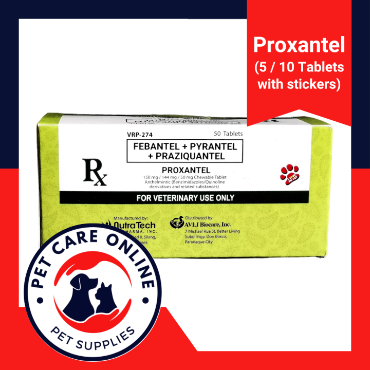 PROXANTEL (5 tablets / 10 tablets) with stickers | Lazada PH
