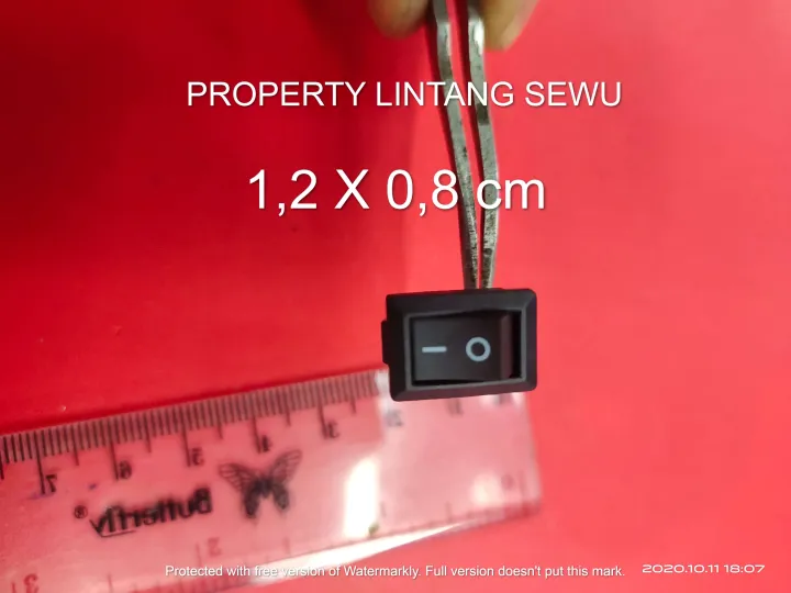 SAKLAR POWER HITAM 2 kaki karaoke UKURAN TERKECIL | Lazada Indonesia