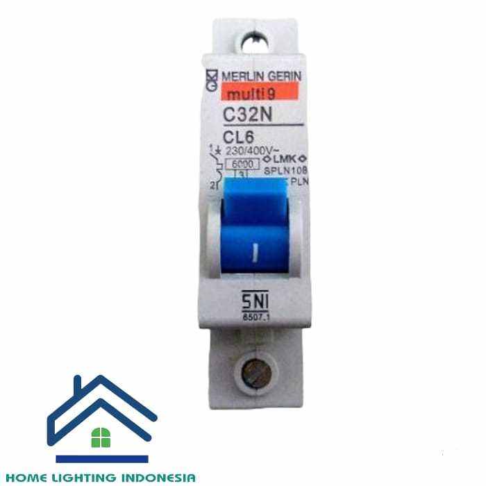 MCB MULTI9 6A 6 AMPERE MERLIN GERIN PLN 1300W CL6 SPLN BREKER | Lazada Indonesia