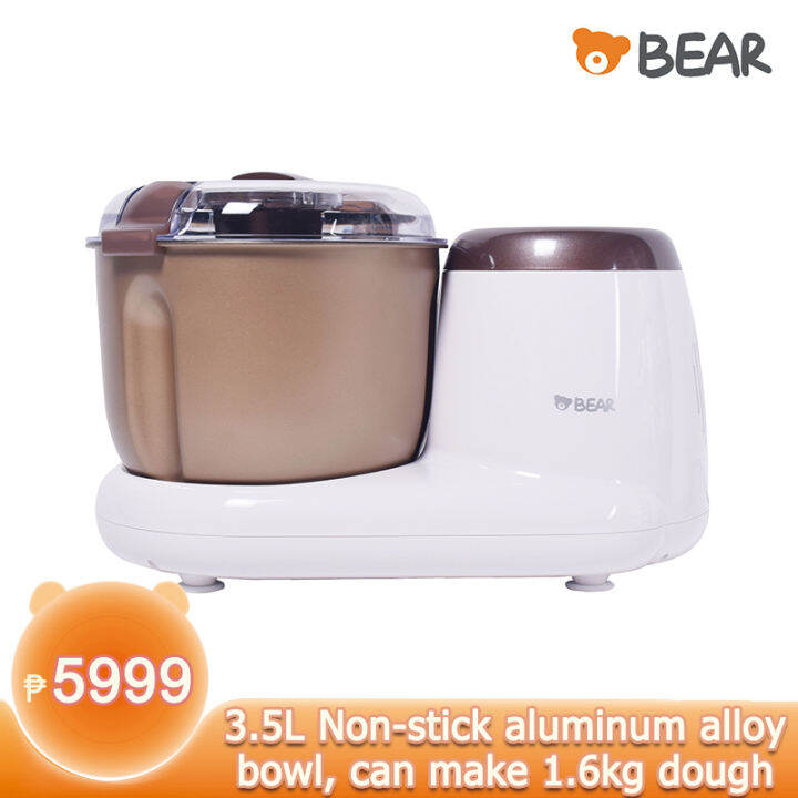 Bear Dough Mixer For Bakery 3.5L Household Automatic Mixer Timing ...