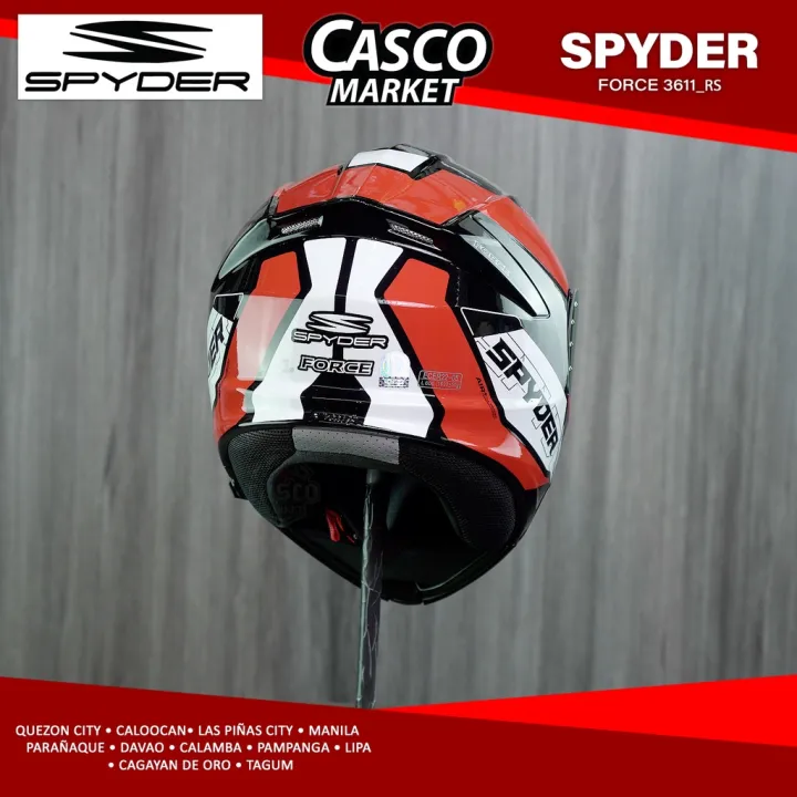 Spyder Force Modular Helmet with Dual Visor | Lazada PH