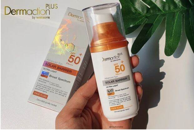 DERMACTION PLUS BY WATSONS Advanced Sun Solar Barrier Ultra Light Full ...