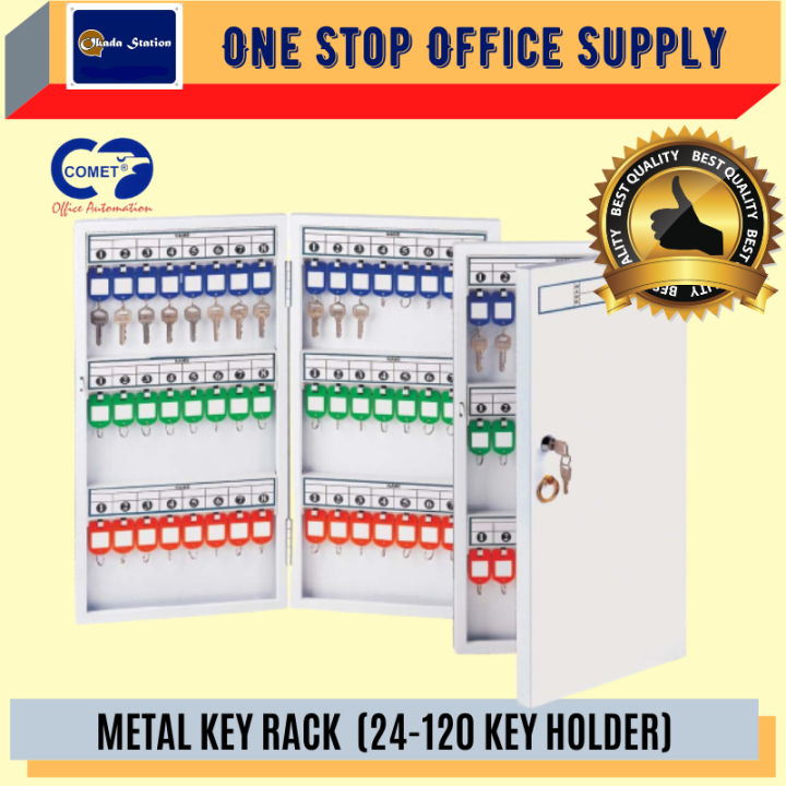 OKADA Metal Key Box Cabinet / Kotak Kunci Besi / Key House / Peti Kunci ...