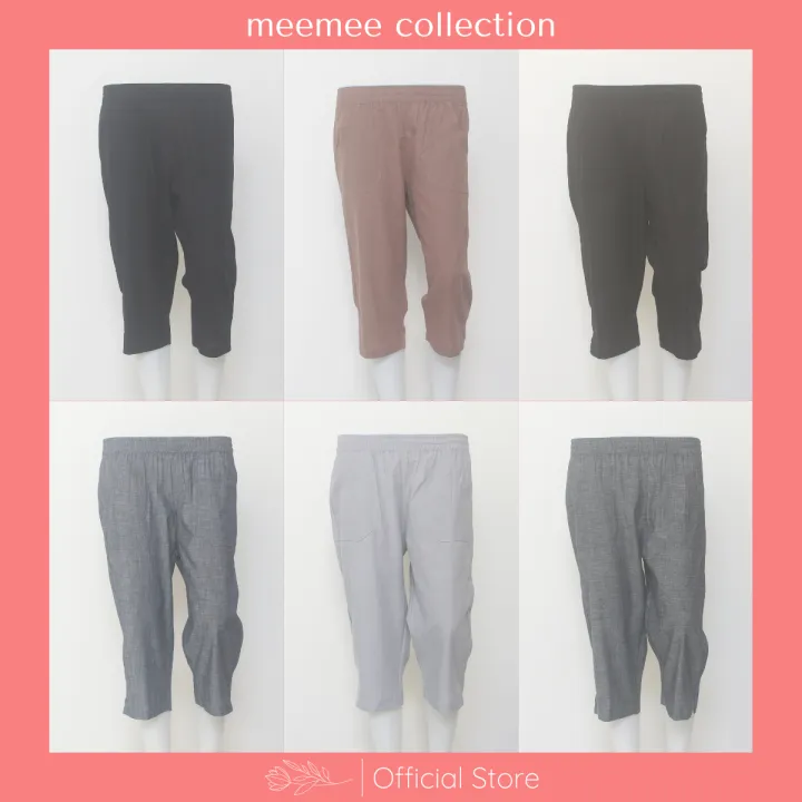 Meemee Ladies Cotton/Denim Tokong Pants | Lazada PH