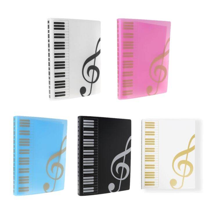 80 Pages Sheet Music Folder A4 Paper Document Storage Folder for Music ...