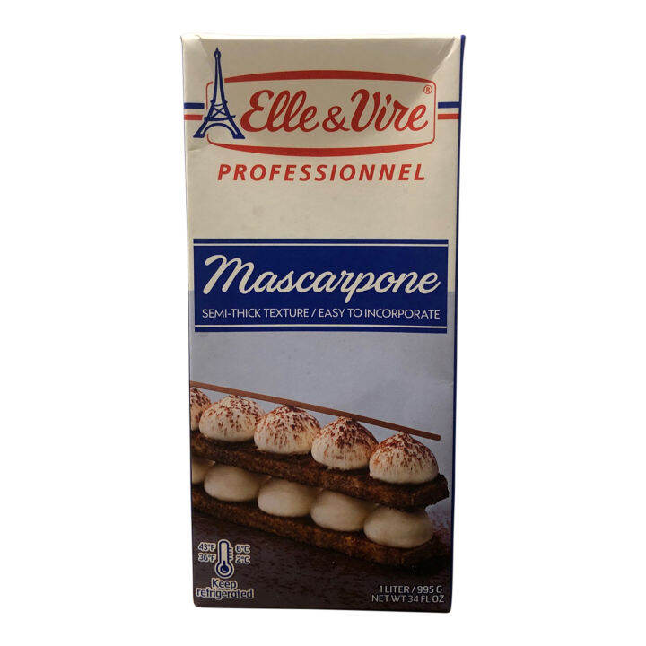 Elle & Vire Professionnel Mascarpone - 1 Liter | Lazada