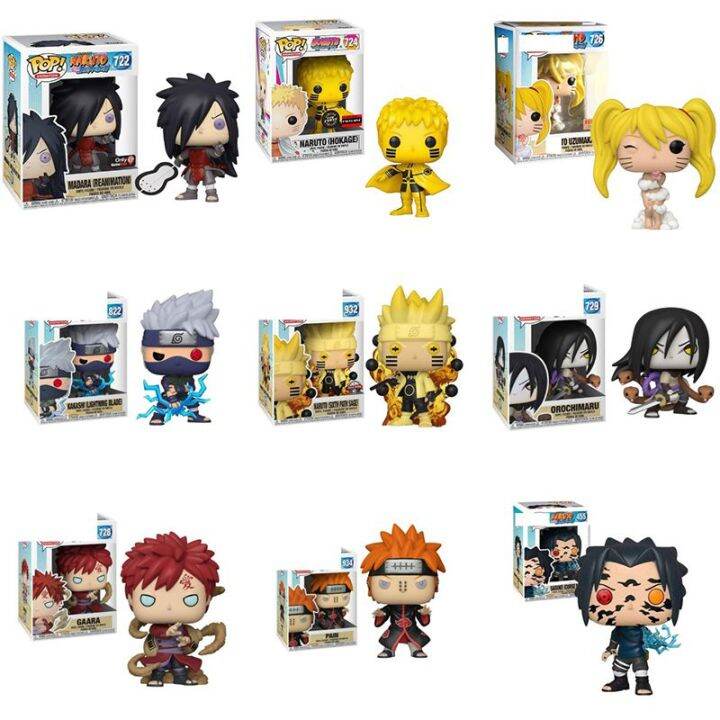Funko Pop Trans Naruto Action Figure Toy Sasuke Kakashi Gaara Pain ...