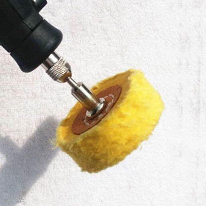 Steel Polish Cloth Wheel Useful Abrasive Mop Buffer 50mm Head Buffing ...