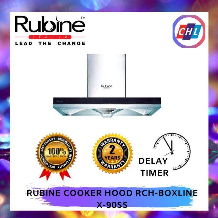 RUBINE COOKER HOOD RCH-BOXLINE X-90SS | Lazada