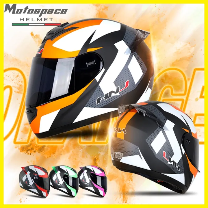 【Local Stock】 Motospace Grid Helmet Full Face Motorcycle Helmets Single ...