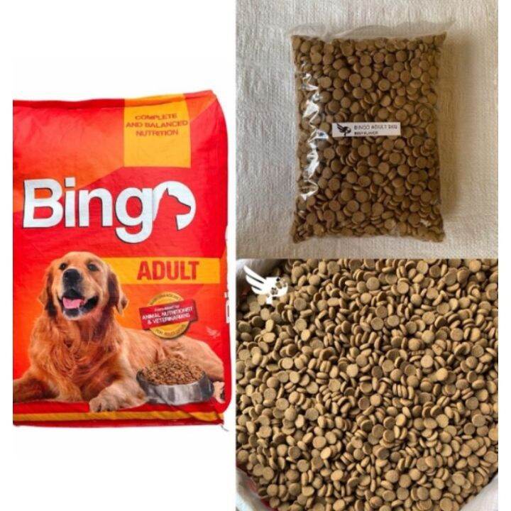 bingo dog food repack 1kg for puppy and adult | Lazada PH