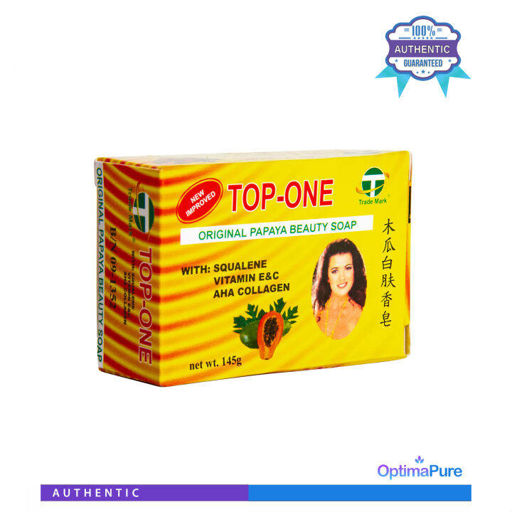 Top One Original Papaya Beauty Soap 145g | Lazada PH