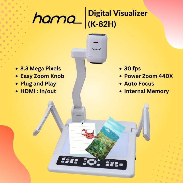 Hama Digital Visualizer รุ่น (K-82H) Document Camera | Lazada.co.th